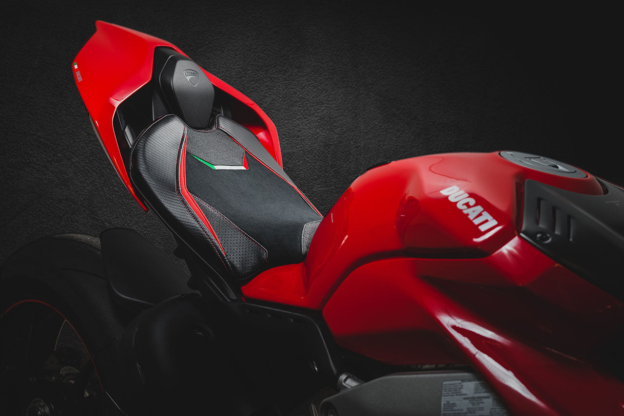 18-21 Ducati Panigale V4, V4R Rider Seat Cover (Veloce) – Luimoto